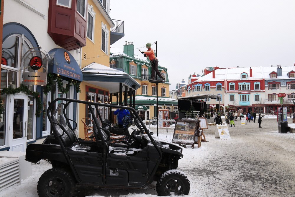 캐나다 트랑블랑에서, 스키 홀리데이