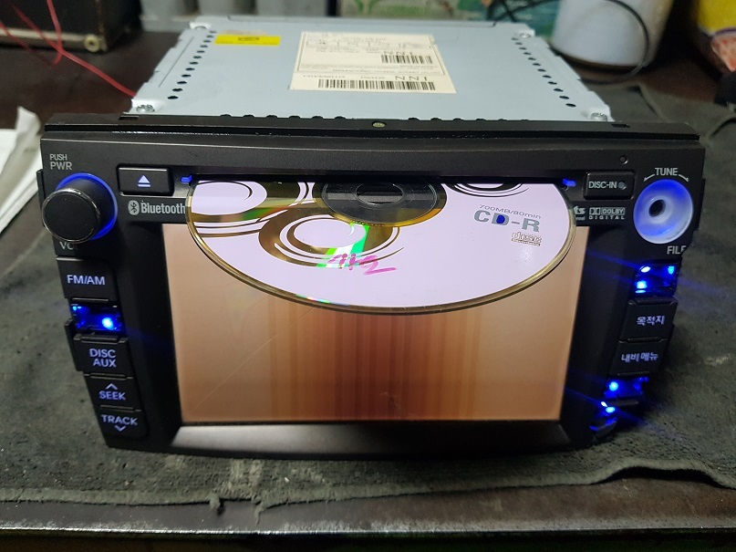 NF소나타 트랜스폼 AVN 오디오 / 96560-3K100 / 부품용 - 카오디오 앰프 AV 네비 - 자동차 중고부품 SM모터스