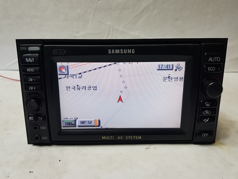 SM520V 525V 04년 멀티 AV 네비게이션 공조기 모니터 오디오 / 56510-51710 - 카오디오 앰프 AV 네비 - 자동차 중고부품 SM모터스