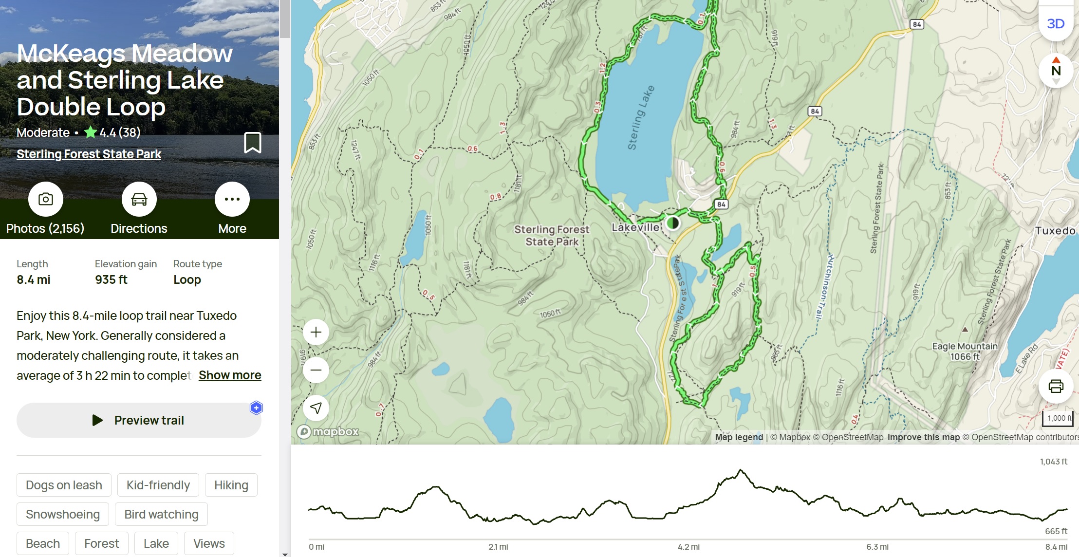 5월15일, McKeags Meadow& Sterling Lake Double Loop 수요산행 안내 - 수요산행 - 안내 및 ...