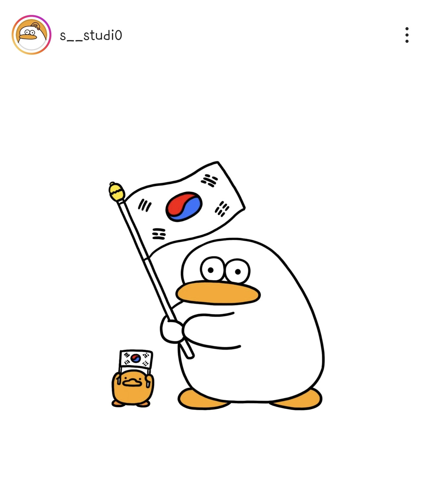 [오둥이] 3.1절 / 광복절마다 귀여운 그림 올려주는 오둥이 작가 - Soul Lounge - 소울드레서 (SoulDresser)