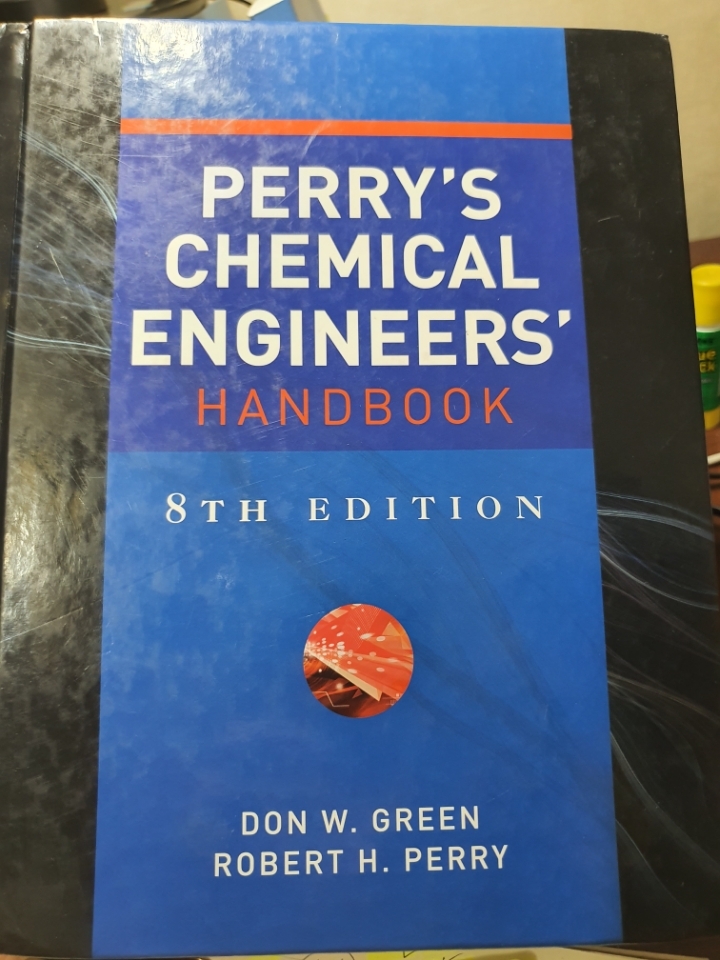 Perry's Chemical Engineers' Handbook 9th ed. - 참고도서 - 한국화공안전기술사회