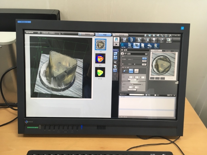 올림푸스 3D측정기 DSX500 - 3차원콘포칼현미경 - 중고현미경 택산테크
