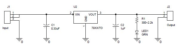 79XX 계열(79XX Negative voltage regulators)을 이용한 음(-)전원 정전압회로를 만들어 봅시다 ...