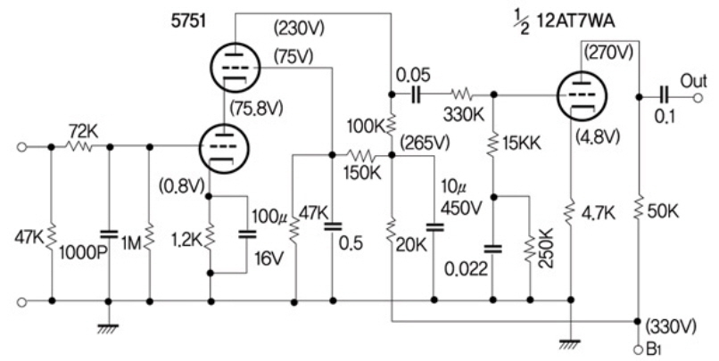 12AX7 계열의 진공관 - 오디오와 컴퓨터 - 오디오와 컴퓨터
