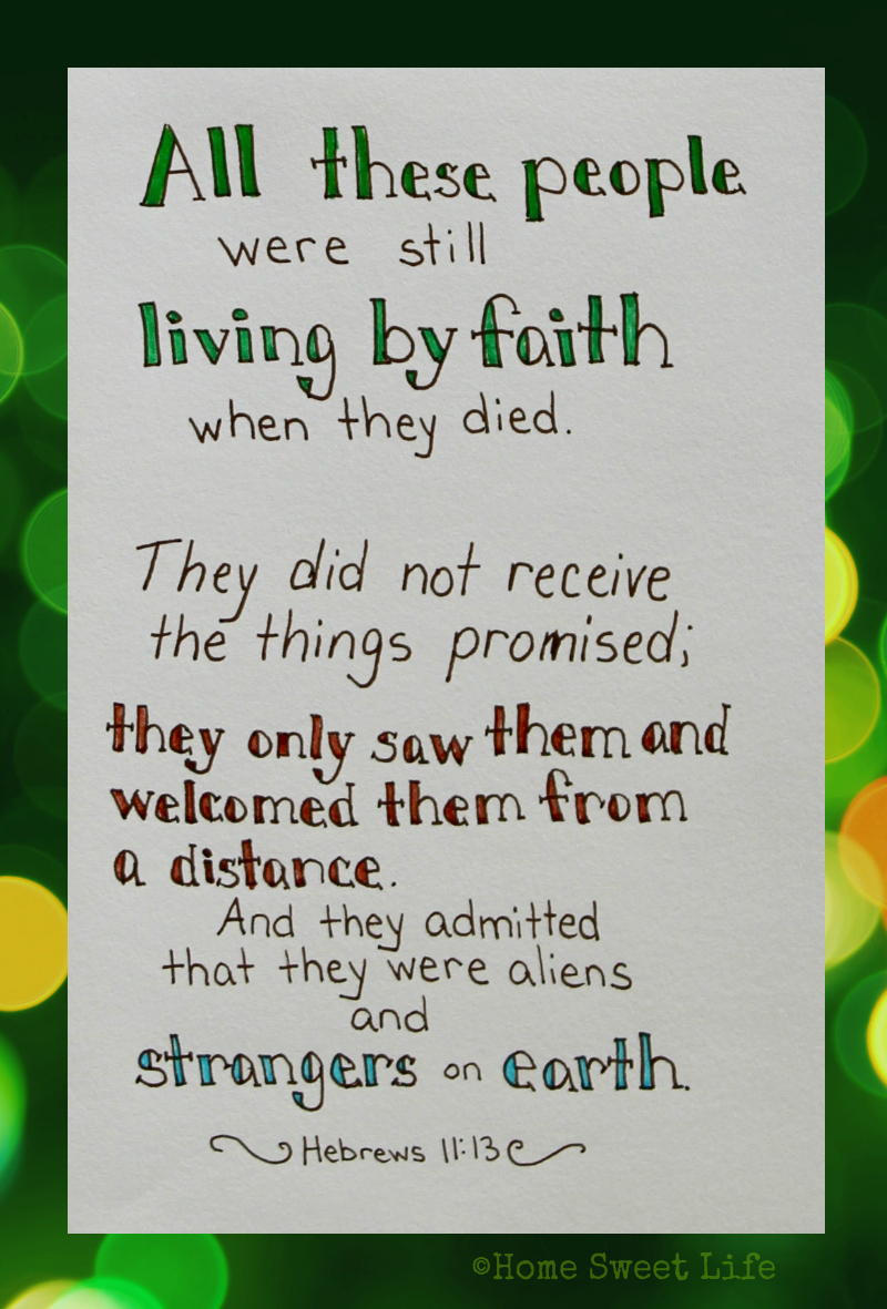 히브리서 11:13-16 설교/2023년 6월 26일 월요 새벽/그들은 하나님께서 그의 백성에게 약속하신 것을 받지는 못했으나 ...