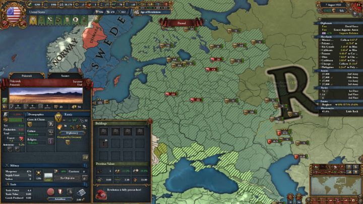 유로파로 미국 식민제국(미국 최대 영토) 재현 (eu4 American colonial empire mapping - USA ...