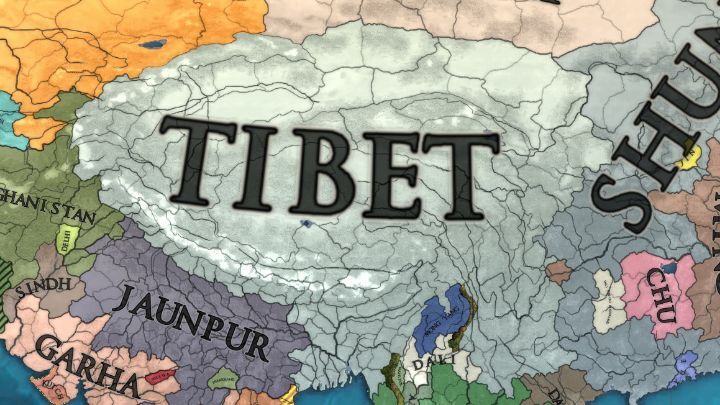 토번 제국 최전성기 재현(eu4 Tibetan empire mapping) - Europa Universalis - Europa ...