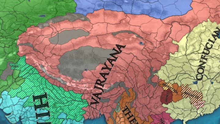 토번 제국 최전성기 재현(eu4 Tibetan empire mapping) - Europa Universalis - Europa ...