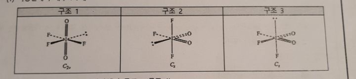 IO2F3 2- 의 구조 - ☞ 화학 (비댓 금지) - 물♡화♡생♡지