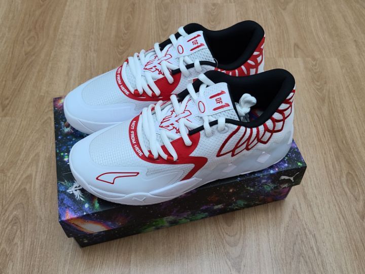 [구매후기] 푸마 MB1 Low White-red - 스포츠용품 게시판 - I Love NBA