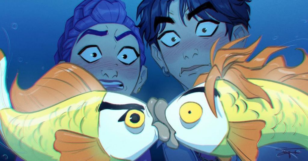 디즈니 직원이 그린 케데헌 루미진우 삭제된 수족관씬 팬아트 - 악플달면 쩌리쩌려버려 - ＊여성시대＊ 차분한 20대들의 알흠다운 공간