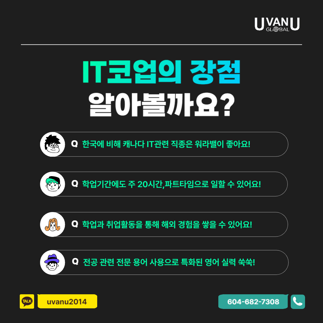 [UvanU] 웹개발/ 앱개발/ UX, UI 디자인/ 네트워크 시스템/ 사이버 보안 IT 코업 - ④ 우벤유『 구인정보 ...
