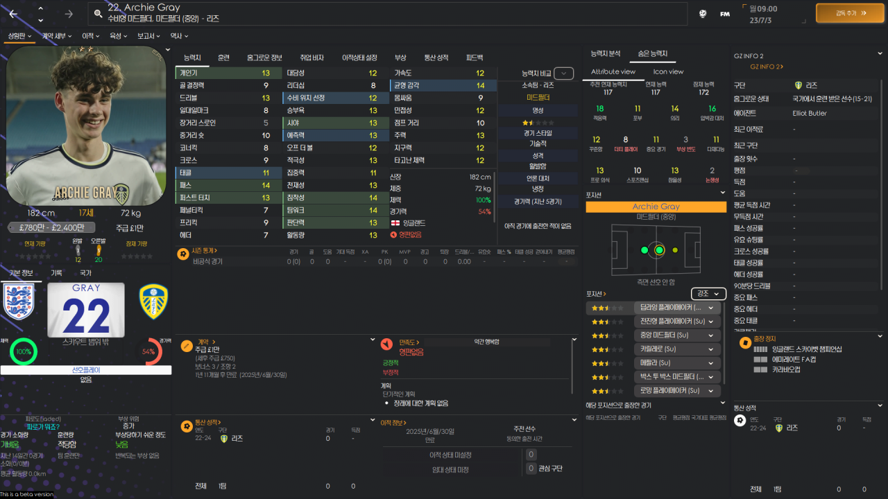 FM2024 -9.5, -9 포텐셜 MC 유망주들 jpg - 웃긴자료 ‥‥‥‥‥、 - 도탁스 (DOTAX)