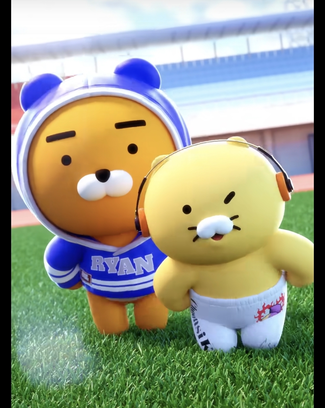 라이언&춘식 - 어텐션 - 웃긴자료 ‥‥‥‥‥、 - 도탁스 (DOTAX)