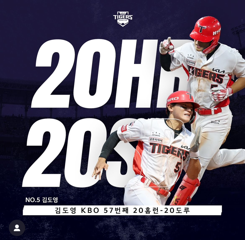 더쿠 - [KBO] 전반기 20-20 달성자