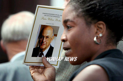 SOUTH AFRICA PW BOTHA FUNERAL