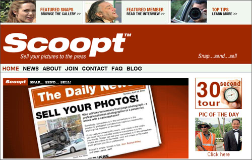 '특종 찍고 돈벌고' 사진거래 사이트 '스쿱트'