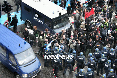 DENMARK RIOTS ACTIVISTS