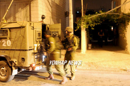 MIDEAST WEST BANK ISRAELI SOLDIERS