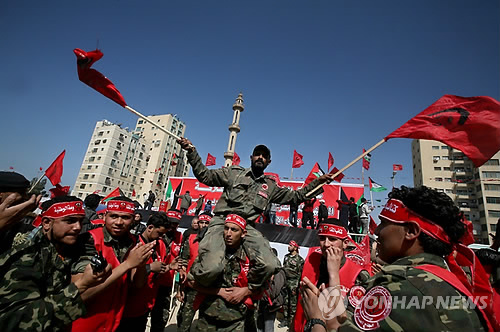 MIDEAST GAZA DFLP RALLY