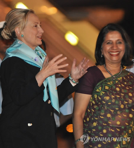 INDIA USA HILLARY CLINTON VISIT