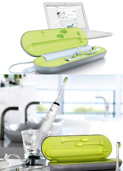 칫솔에 USB 단자가? 필립스 다이아몬드 클린 첫선..'아이투스브러시' 애칭까지