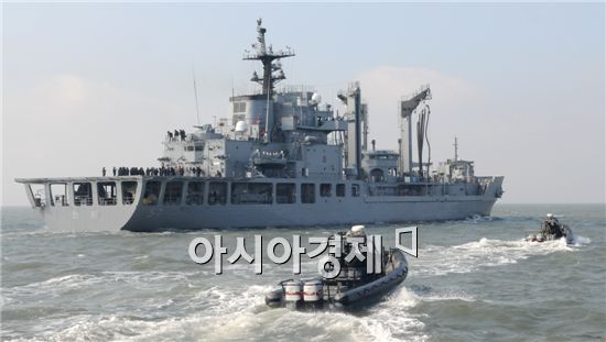 해군의 특수전요원 UDT의 대테러훈련