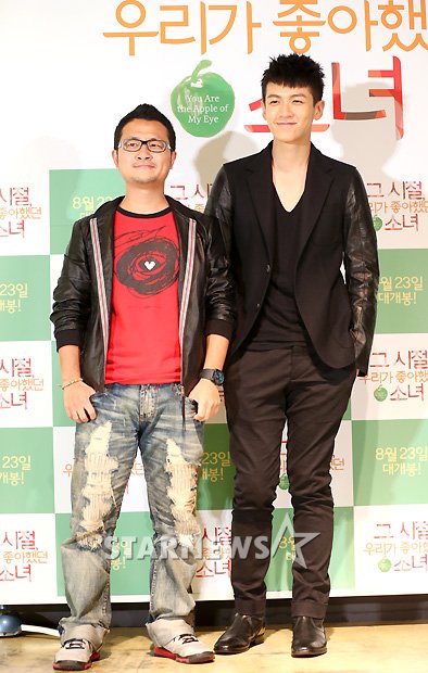 포토]가진동-구파도 감독, '의형제 같은 배우와 감독'