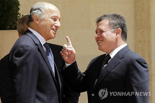 JORDAN FRANCE FABIUS VISIT