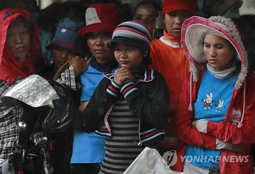CAMBODIA GARMENT FACTORY PROTEST
