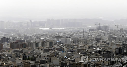 IRAN TEHRAN DUST STORM