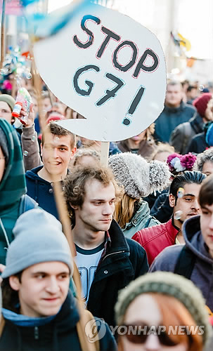 GERMANY G7 MEETING SECURITY PROTEST