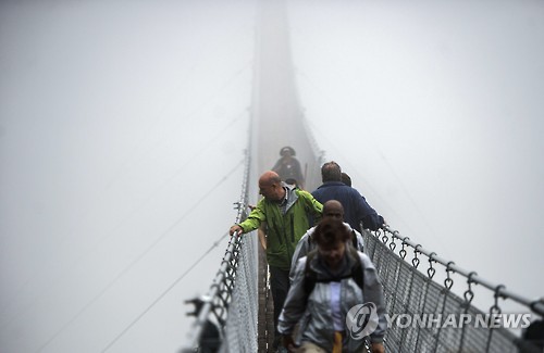 SWITZERLAND ROPE BRIDGE