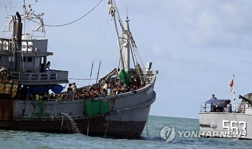 MYANMAR MIGRATION BOAT PEOPLE