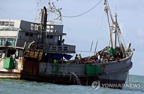 MYANMAR MIGRATION BOAT PEOPLE