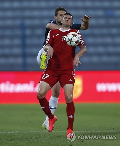 ALBANIA SOCCER UEFA EUROPA LEAGUE QUALIFICATION