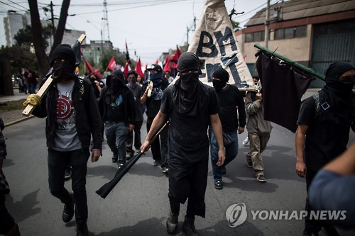 PERU IMF WORLD BANK PROTESTS