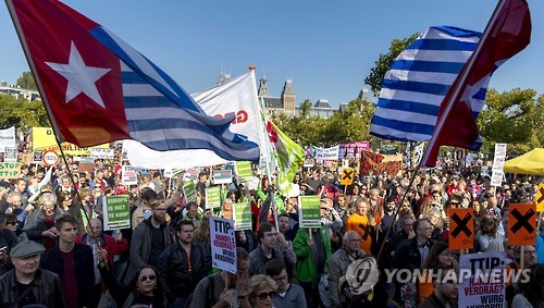 NETHERLANDS PROTEST TTIP