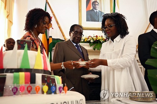 ZIMBABWE MUGABE BIRTHDAY