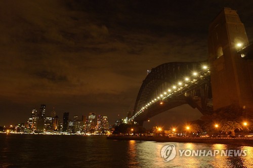 AUSTRALIA EARTH HOUR SYDNEY