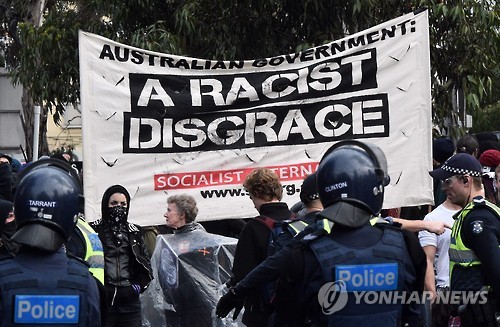 AUSTRALIA ANTI RACISM RALLY