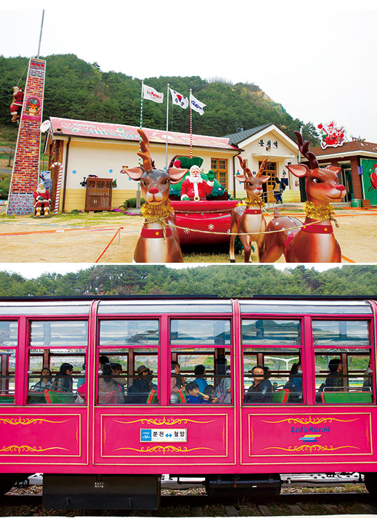 특별한 기차로 즐기는 신록 여행..백두대간 협곡열차 V-train