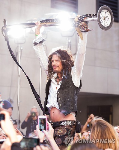 Steven Tyler Performs on NBC's Today Show