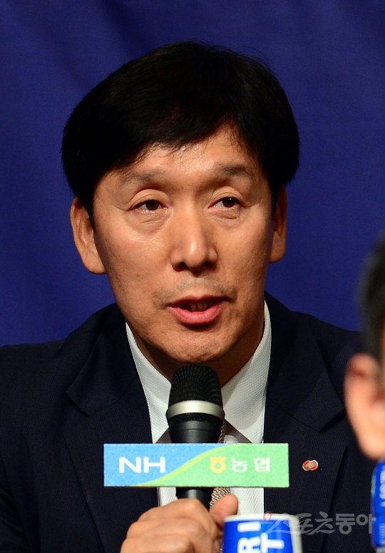 [포토] 신영철 감독 '대한항공이 우승 후보'