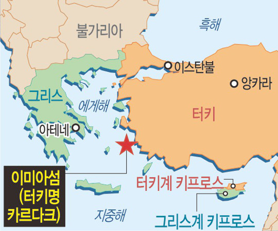 '에게해의 독도' 놓고 그리스·터키 또 '으르렁'