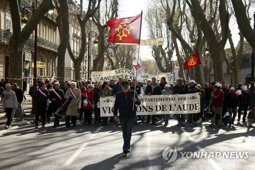 FRANCE WINE PRODUCERS PROTEST