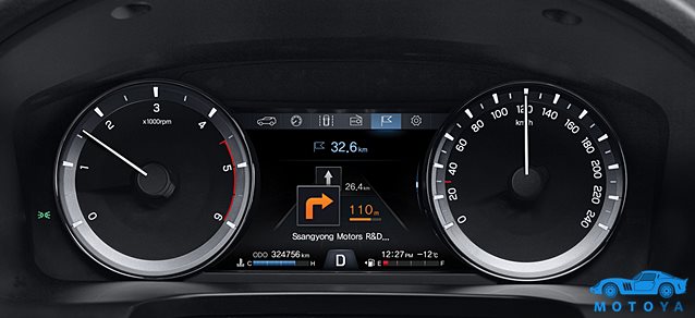 쌍용 G4 렉스턴, 인테리어의 인체공학적 가치 인정받다 | 모토야