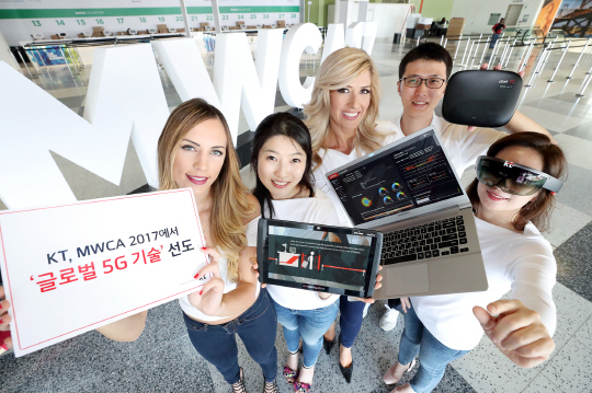 KT 'MWC 아메리카 2017'서 글로벌 5G 기술 선도