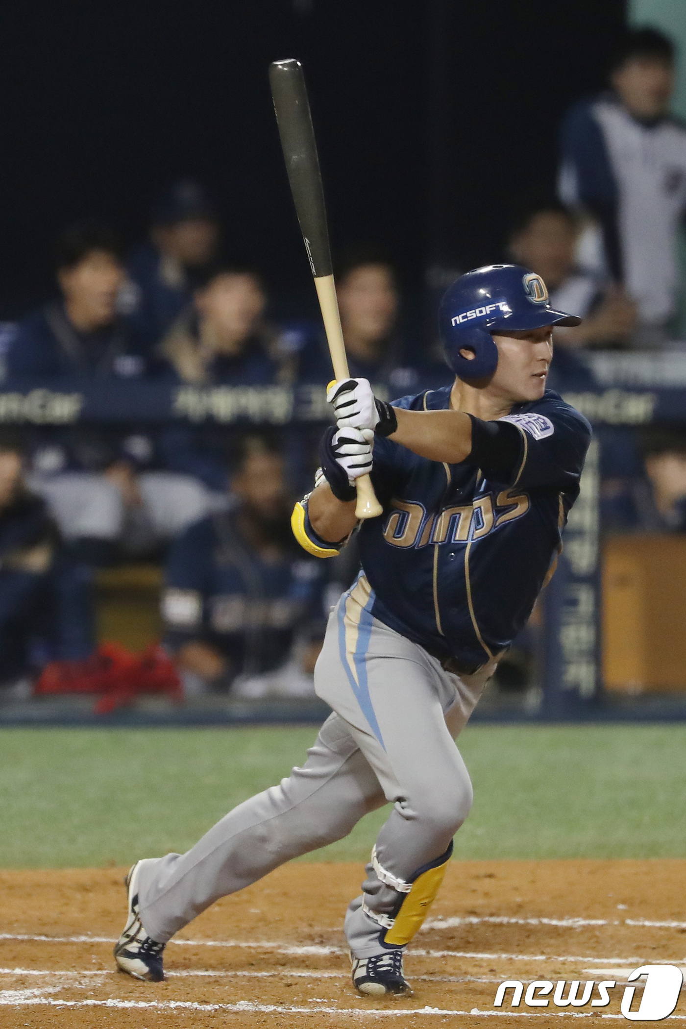 '사령탑이 꼽은 MVP' 김준완 "일단 다이빙했다"